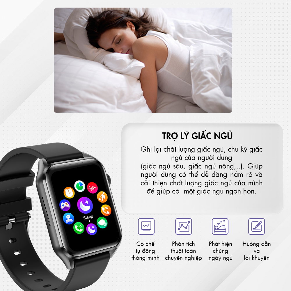 Đồng hồ thông minh Zobo NovaBiz - Màn hình AMOLED